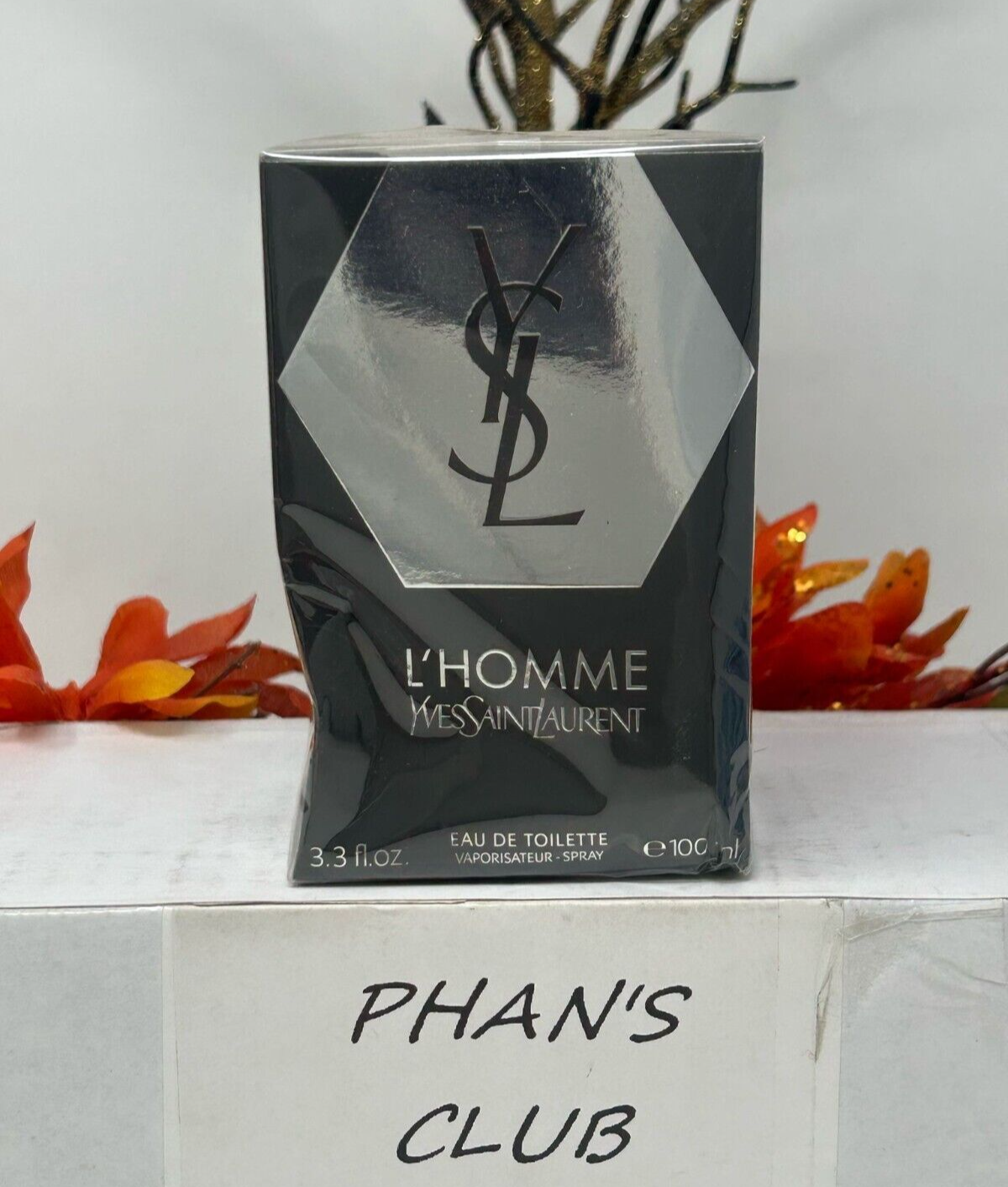 Yves Saint Laurent L'HOMME 3.3oz EDT Woody Floral Musk Perfume (Damage ...