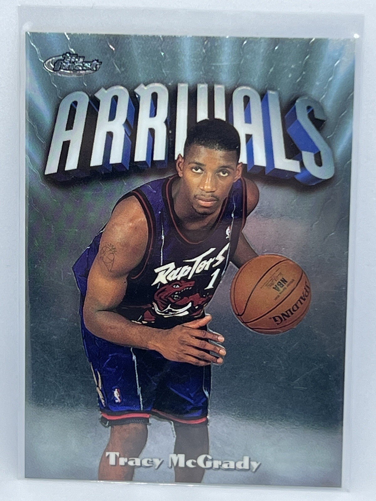 TRACY MCGRADY 1997-98 TOPPS FINEST ARRIVALS #294 UNCOMMON SILVER ROOKIE ...