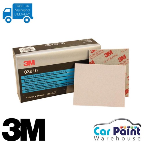 3M Superfine Soft Back Sanding Sponges 20 Pieces 03810 | eBay