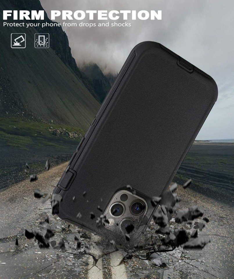 For Apple iPhone 12 Pro Max Case Cover Shockproof Series Fits Defender ...