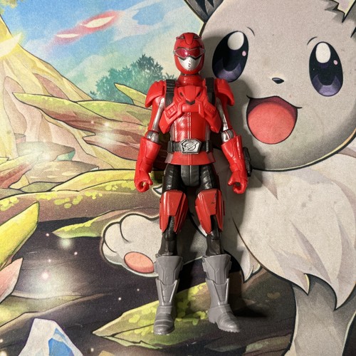 Hasbro Power Rangers Beast Morphers Red Ranger Fury Mode Basic Action ...