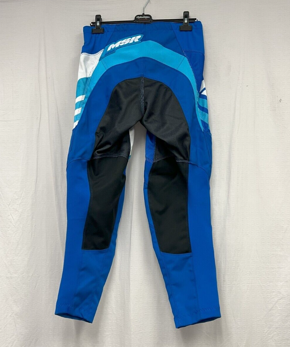 MSR Axxis Air Off-Road MX Motocross Pants Blue/Cyan/White Mens 30 ...