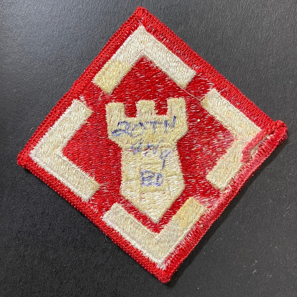 US Army Corps of Engineers Patch Red White Castle Design | eBay