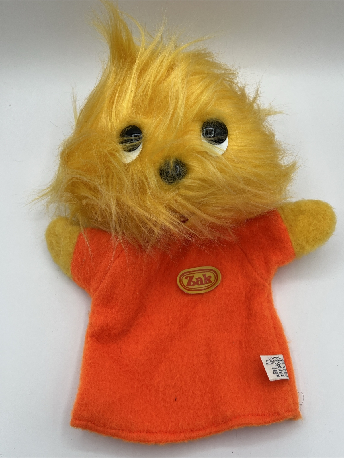 1974 Animal Fair Plush Hand Puppet Zak Monster Friend of Henry Dog | eBay