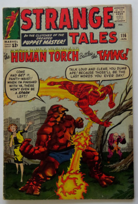 Comic Book- Strange Tales #116. Human Torch/Dr. Strange 1964 | eBay