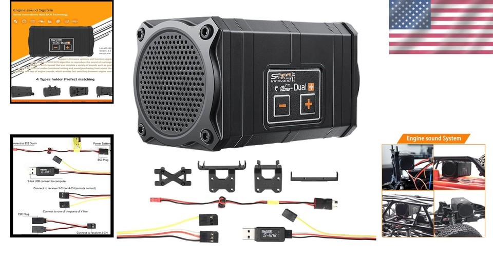 Realistic Dual Engine Sound Simulator for RC Models - Axial & Traxxas ...