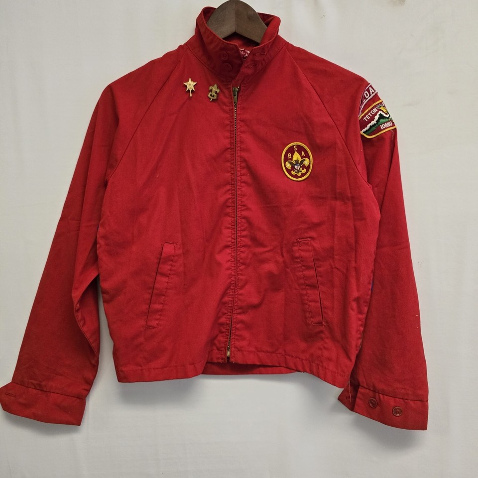 Vintage 1970s Boy Scouts Red Jacket Scouting Patch Collection Denali ...