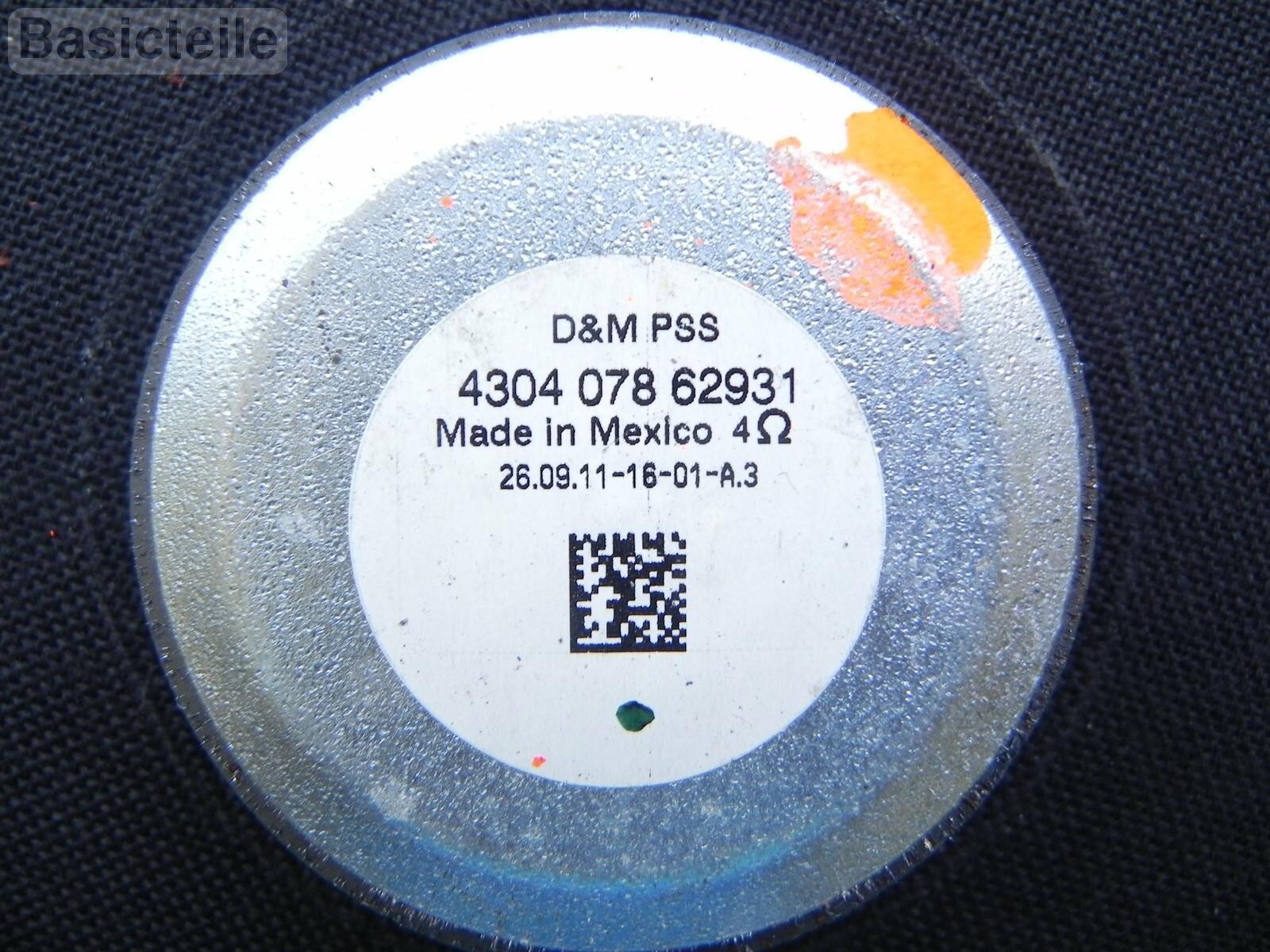 BMW X3 F25 X5 E70 X6 E71 Lautsprecher 65139217913 Bass speaker D&M PSS ...