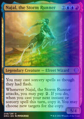 MTG Najal, the Storm Runner (208/447) Dominaria United LP FOIL | eBay
