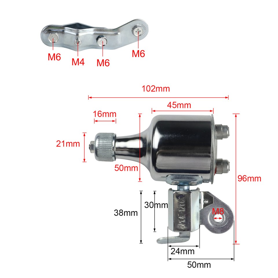 12V 6W Generator Dynamo Bicycle Motorized For MTB Bike Head Rear Tail ...