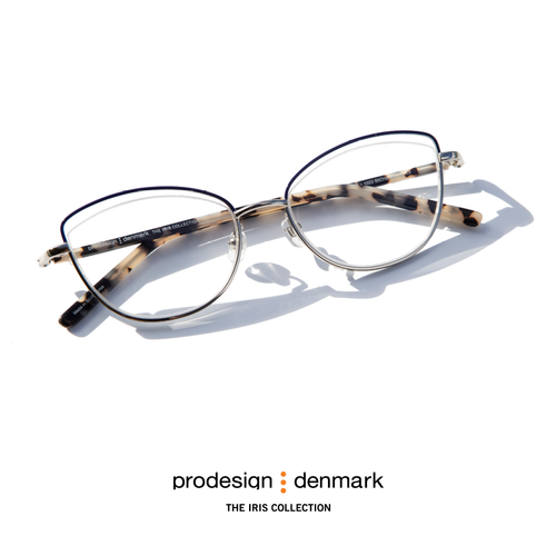€300 Small Eyeglasses Frame Cat Eye Prodesign Denmark 5169 Optical ...
