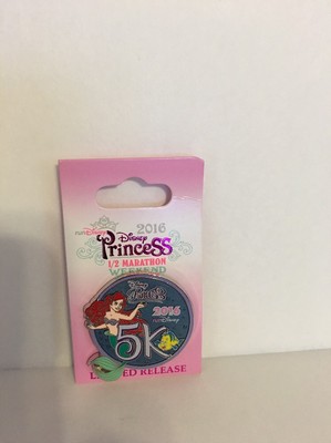 Disney Pins Princess Half Marathon 2016 The Little Mermaid Ariel 5K ...