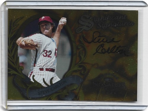 1997 Donruss Significant Signatures Steve Carlton Autograph Card #ed ...