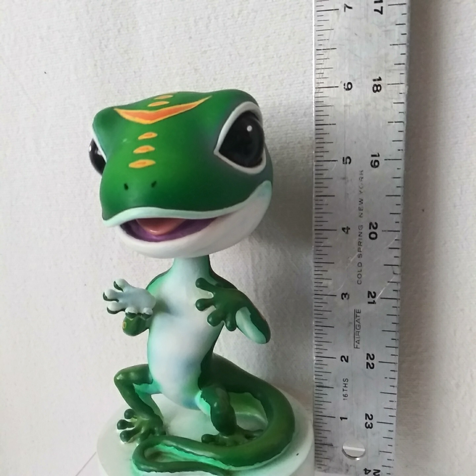 Geico Direct Insurance Gecko Martin 6" Bobblehead Nodder | eBay
