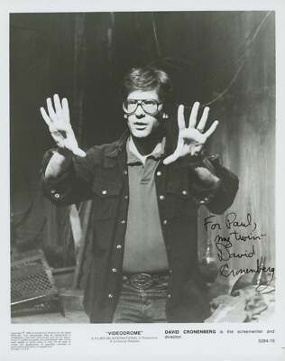 CRONENBERG, David. (b. 1943): "Videodrome" - Signed Promotional ...