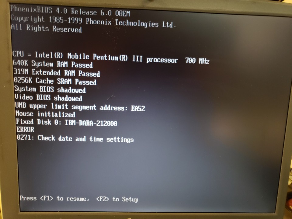 Vintage Micron TransPort LT Laptop PIII 700MHz 320MB 12GB Win98 1.44MB ...