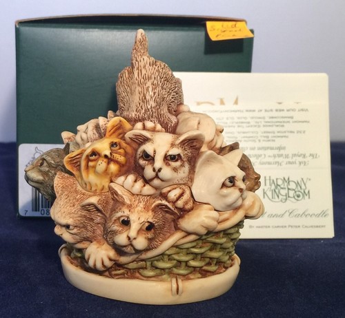 Harmony Kingdom ~KIT AND CABOODLE ~ Cats ~NIB~ Made in UK~ V1~Signed | eBay