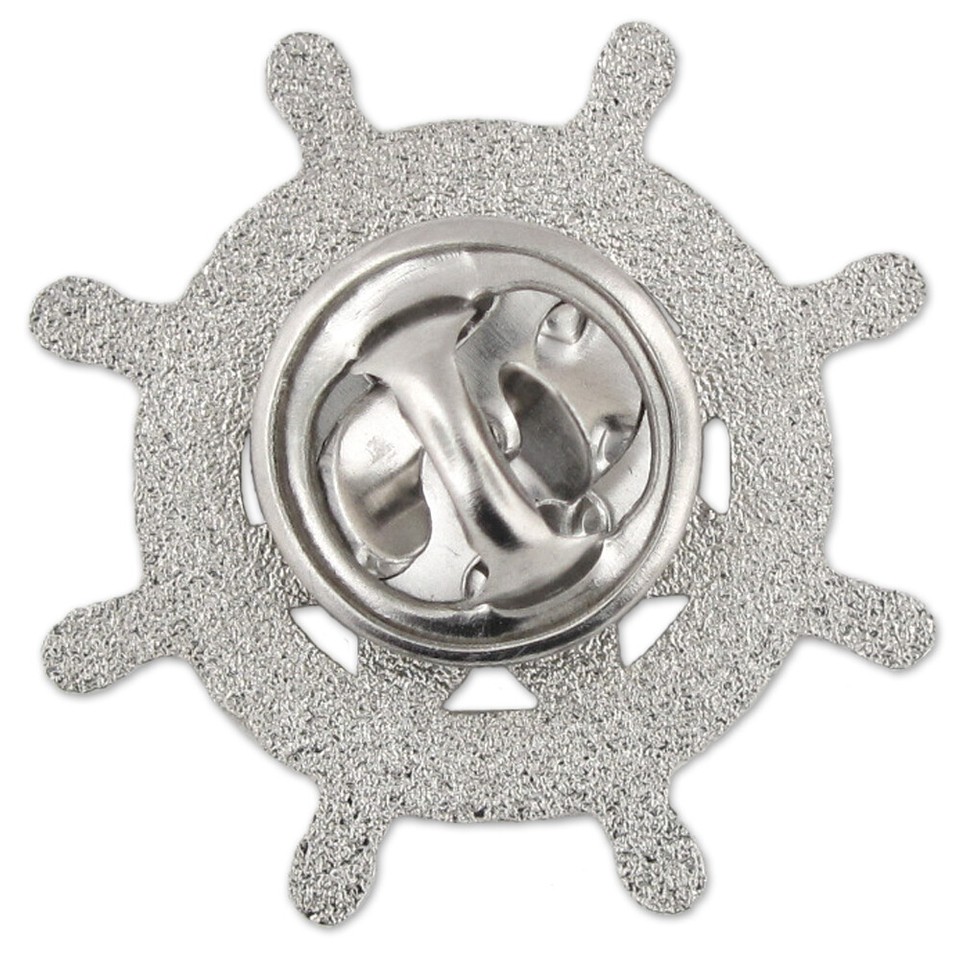 PinMart's Silver Buddhist Wheel Dharmachakra Lapel Pin | eBay