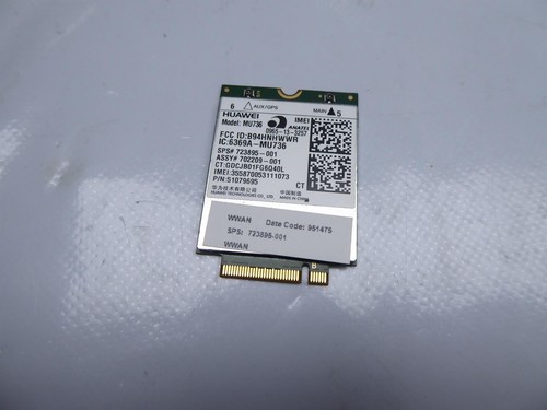 Hp Elitebook 850 G1 Wwan Gps Umts Card Huawei Mu736 51079695 #4282 | eBay