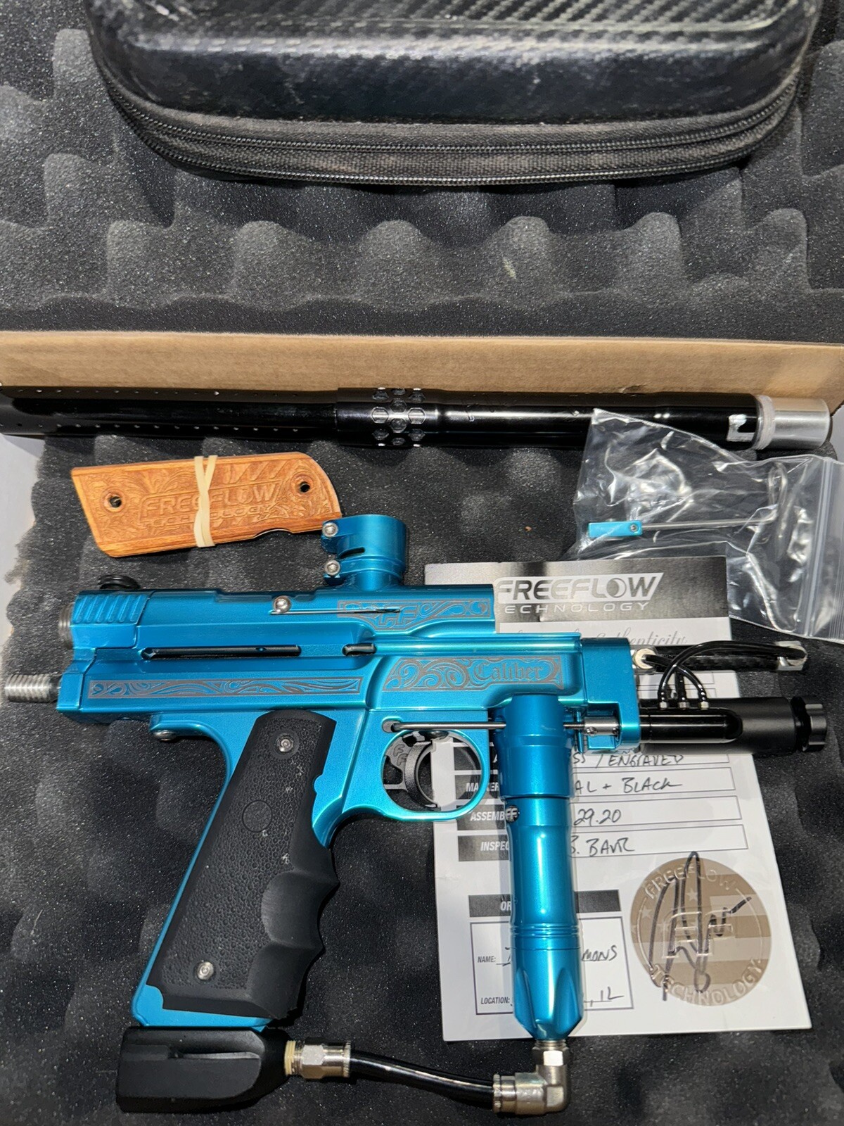 FREE FLOW CALIBER ENGRAVED AUTOCOCKER RARE 🔥 1/1 , NEVER USED | eBay