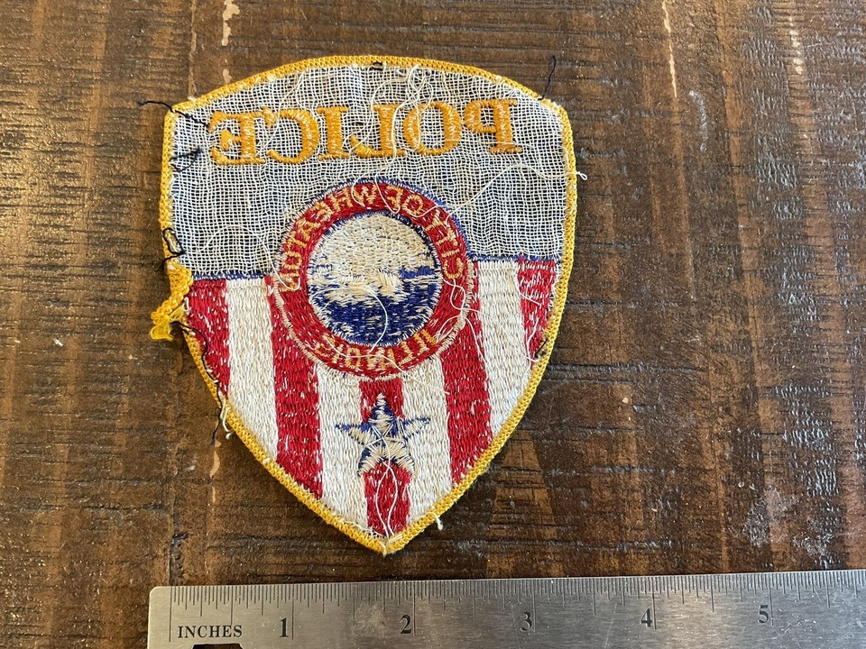 ORIGINAL VINTAGE WHEATON ILLINOIS POLICE PATCH | eBay