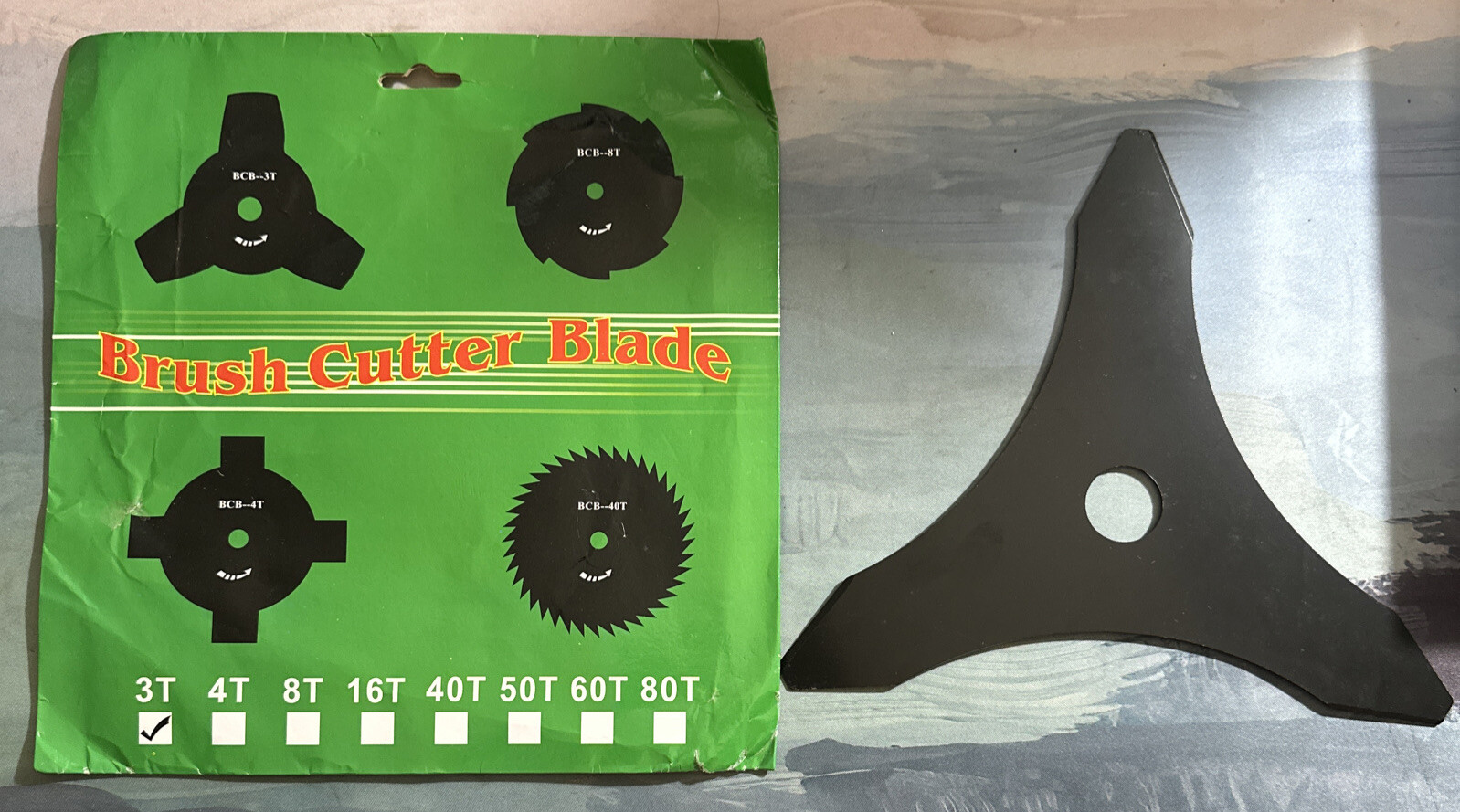 10'' Brush Cutter Blade Trimmer Weed Eater Blade 3T Steel Garden Tool ...