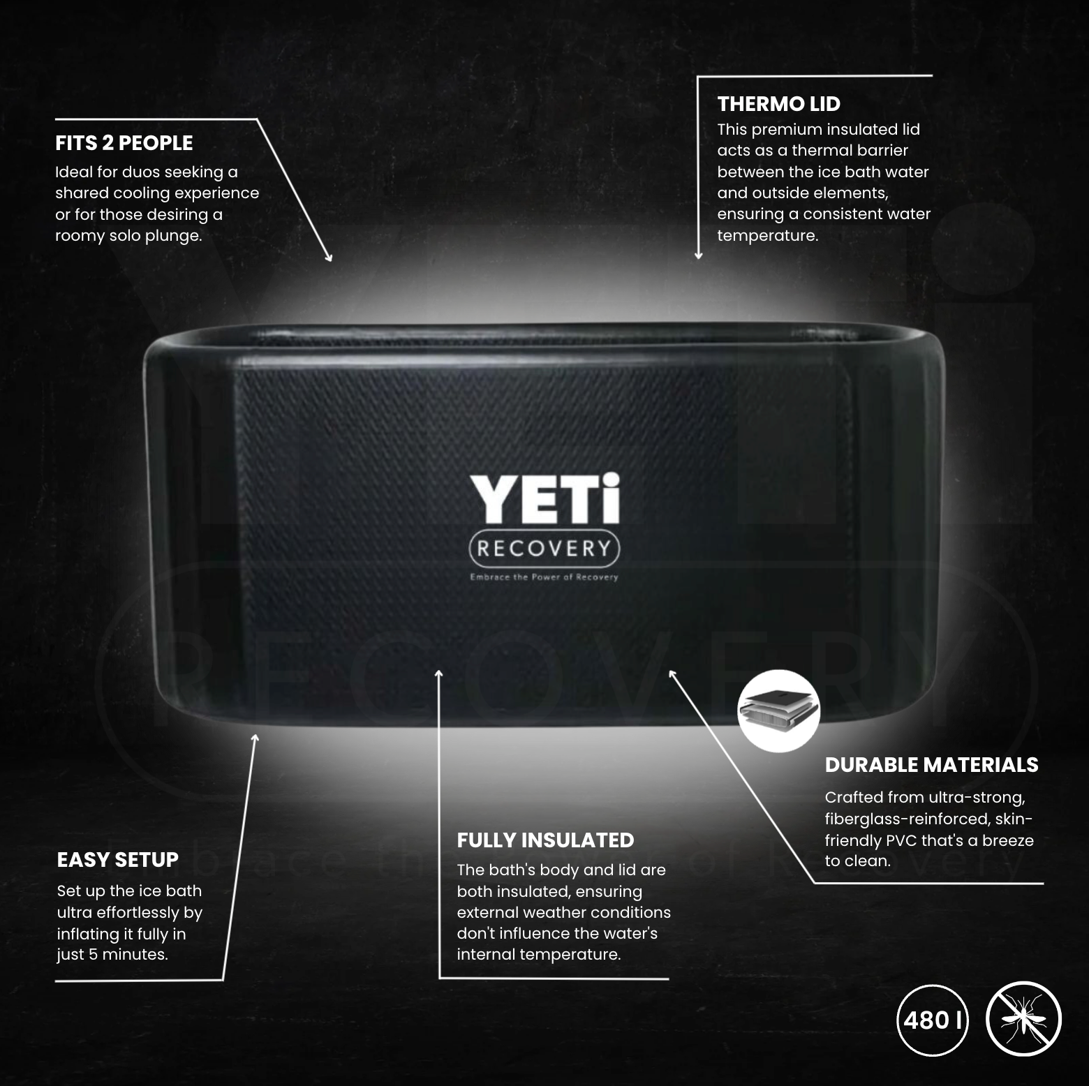 YETi Recovery Ice Bath Ultra Premium Cold Plunge Therapy FREE Bag FREE yeti-recovery-ice-bath-ultra-premium-cold-plunge-therapy-free-bag-free