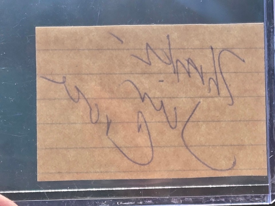 Jim Croce signed Paper Jim Croce autograph | eBay
