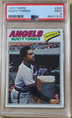 1977 Topps Baseball #224 Rusty Torres PSA 9 Perfectly Centered | eBay