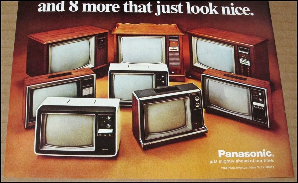 1973 Panasonic Quatrecolor Color TV Print Ad Vintage Advertisement ...