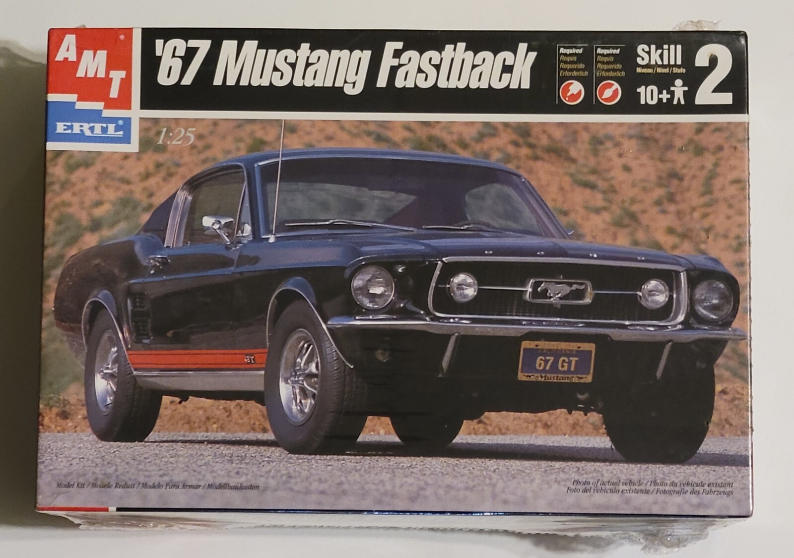 AMT '67 Ford Mustang Fastback Sealed Unbuilt Model kit | eBay