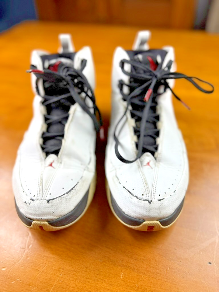Size 9.5 - Rare 2007 Jordan Melo M3 Birthday White/Varsity Red/Black | eBay