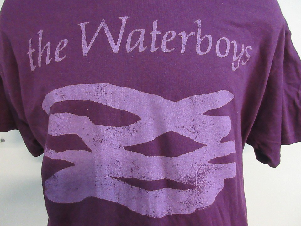 THE WATERBOYS OFFICIAL MERCH PURPLE LOGO BAND CONCERT MUSIC T-SHIRT ...
