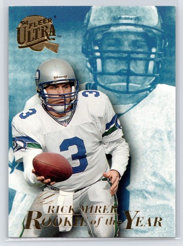 Rick Mirer 1994 Ultra Rick Mirer: Rookie of the Year AU #5 Seattle ...