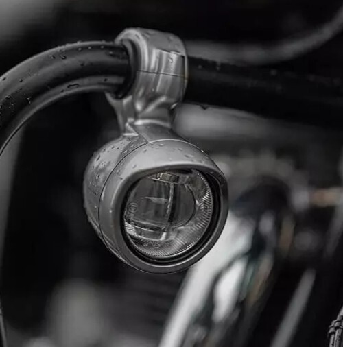 "SILVER LED FOG LIGHTS" FIT FOR ROYAL ENFIELD METEOR 350 | eBay