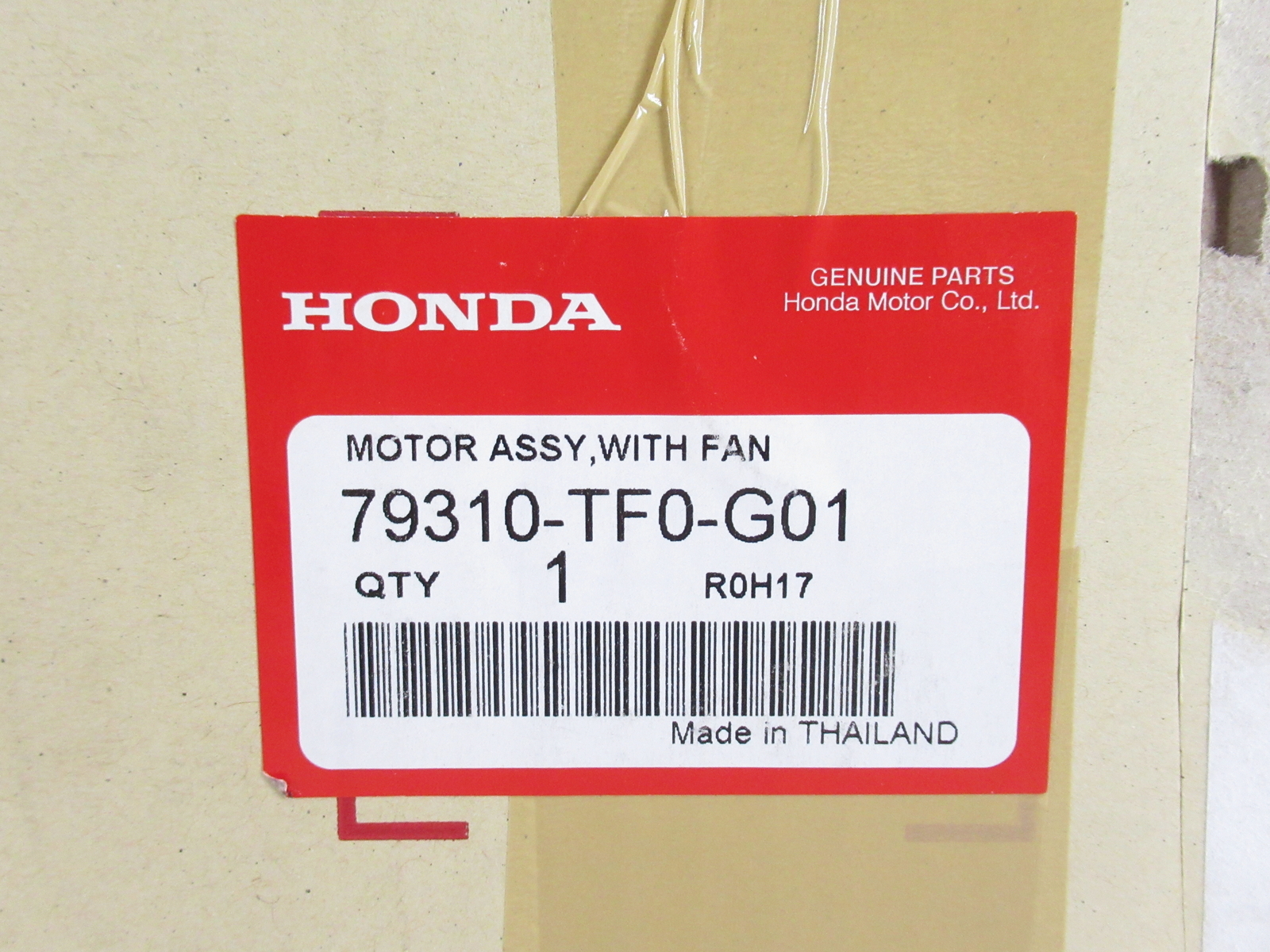 Genuine OEM Honda 79310-TF0-G01 HVAC Fan Blower Motor Assy 2008-2013 ...