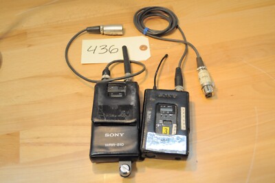 Lot of 1 Sony WRR-810A Receiver and 1 WRT-820A Transmitter | eBay