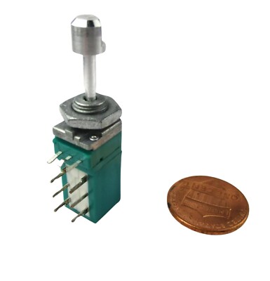 1pc Alps 10K Ohm Linear Taper with Push DPDT Switch - 9.5mm - Panel ...