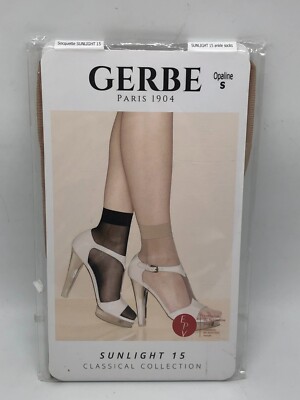 Women's GERBE Sunlight 15 Socks Size S Color Opaline New!!! | eBay