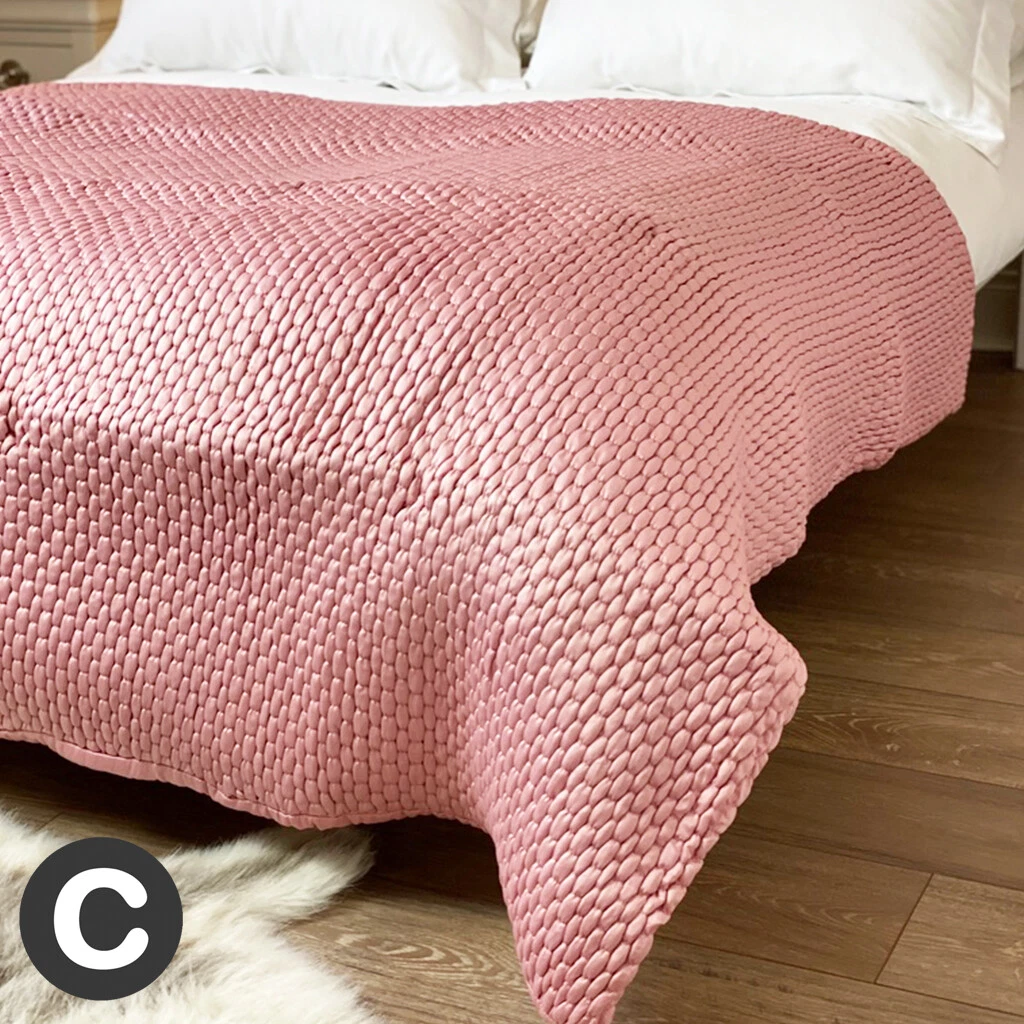 Light Pink Sofa Throw | Baci Living Room