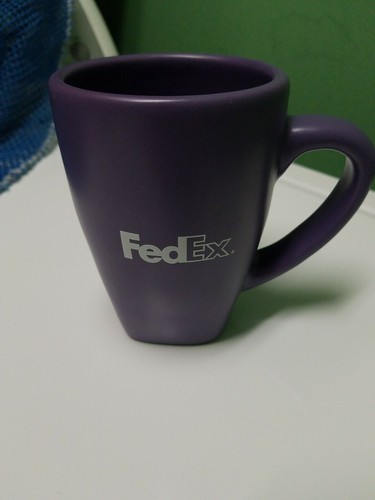 Purple FedEx coffee mug for in 8 oz fedex.com Fed Ex | eBay