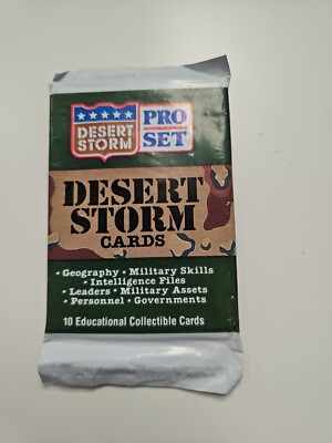 Pro Set 1991 Desert Storm Pack - 10 Cards 92801910091| eBay