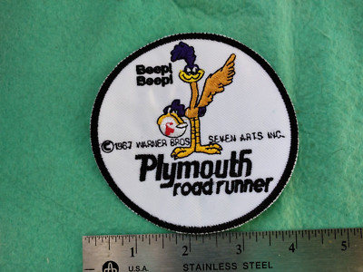 Beep Beep Road Runner Racing Uniform Service Patch | eBay