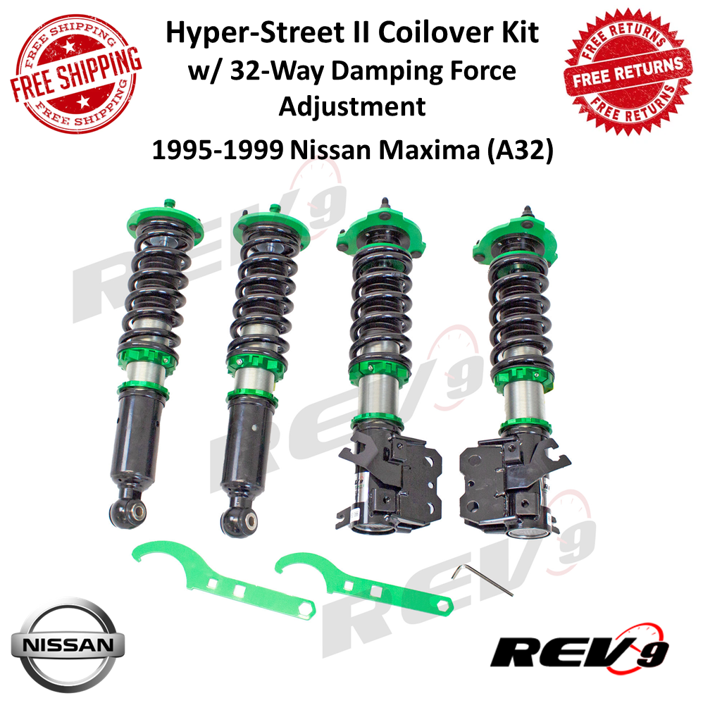 REV9 Hyper-Street II Coilover Upgrade Kit for 1995-1999 Nissan Maxima ...