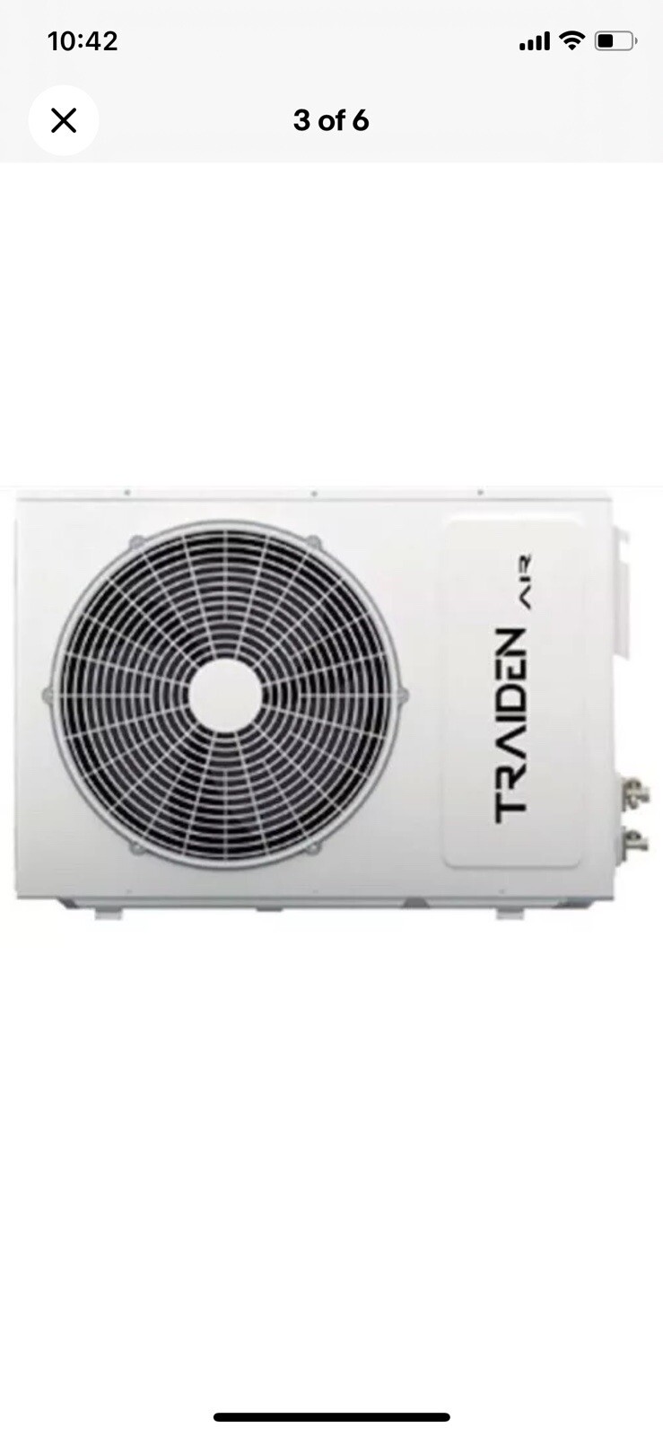 Traiden Air 12000 BTU Ductless Air Conditioner - White for sale online ...