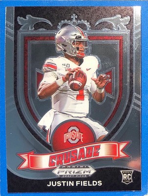 Justin Fields ~ 2021 Panini Prizm Draft ~ Crusade Rookie RC | eBay