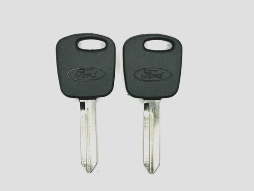 2 Uncut Replacement Transponder Chip Ignition Door Key Ford Lincoln ...