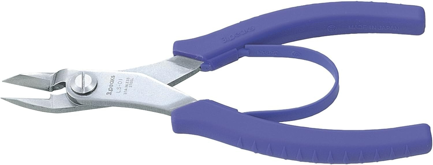 3.Peaks Long Stainless Steel Plastic Nipper 165mm LS-01 Made in Japan ...