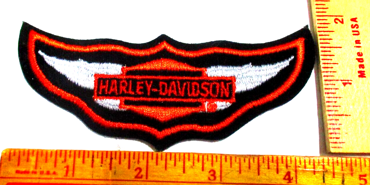 80s Harley Wing patch vintage collectible HD motorcycle emblem biker ...