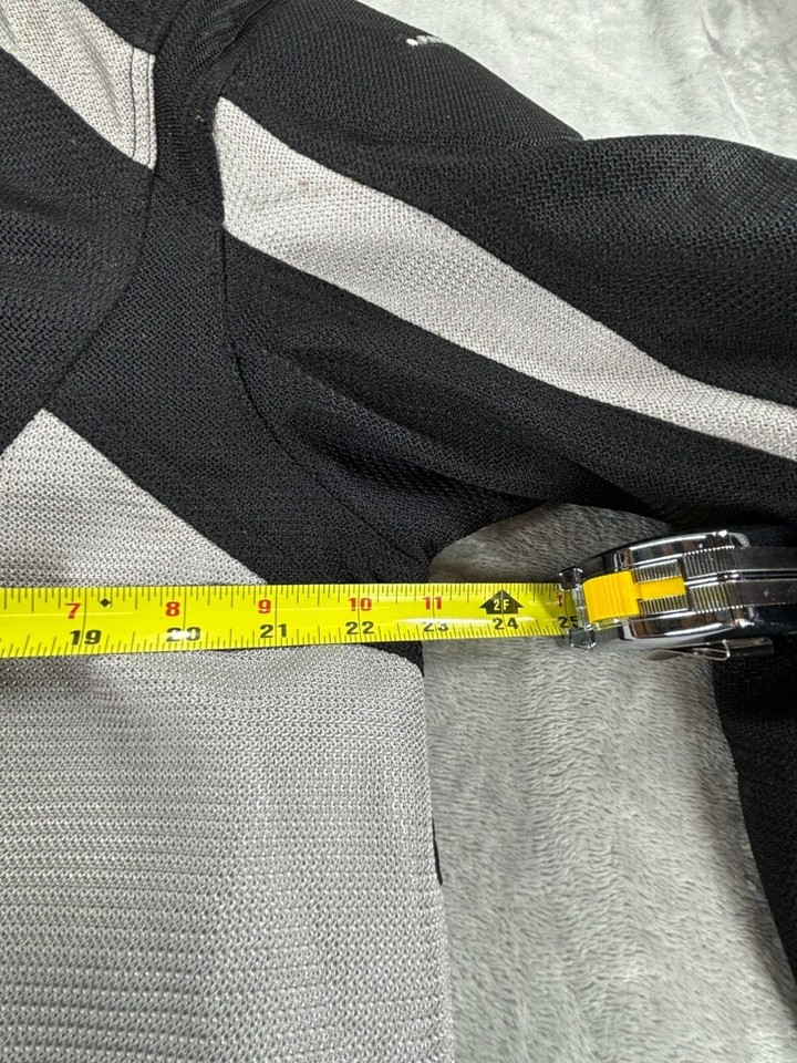 Firstgear Hypertex Padded Motorcycle Jacket Mens LG Black & Gray ...